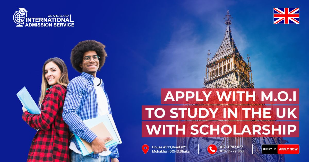 Apply with MOI to Study in the UK | Without IELTS | Study Abroad