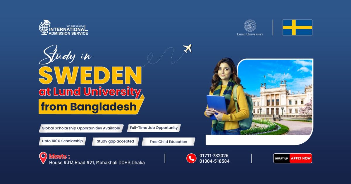 Study in Sweden at Lund University from Bangladesh | Study Abroad