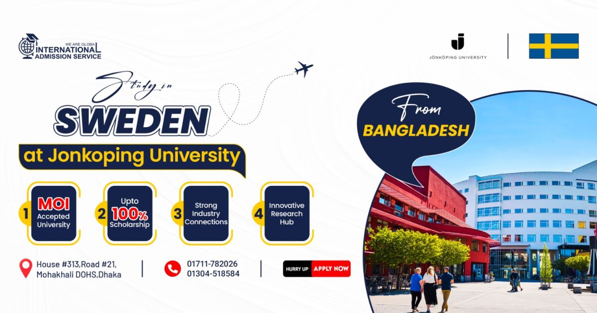 Study in Sweden at Jonkoping University from Bangladesh | Study Abroad