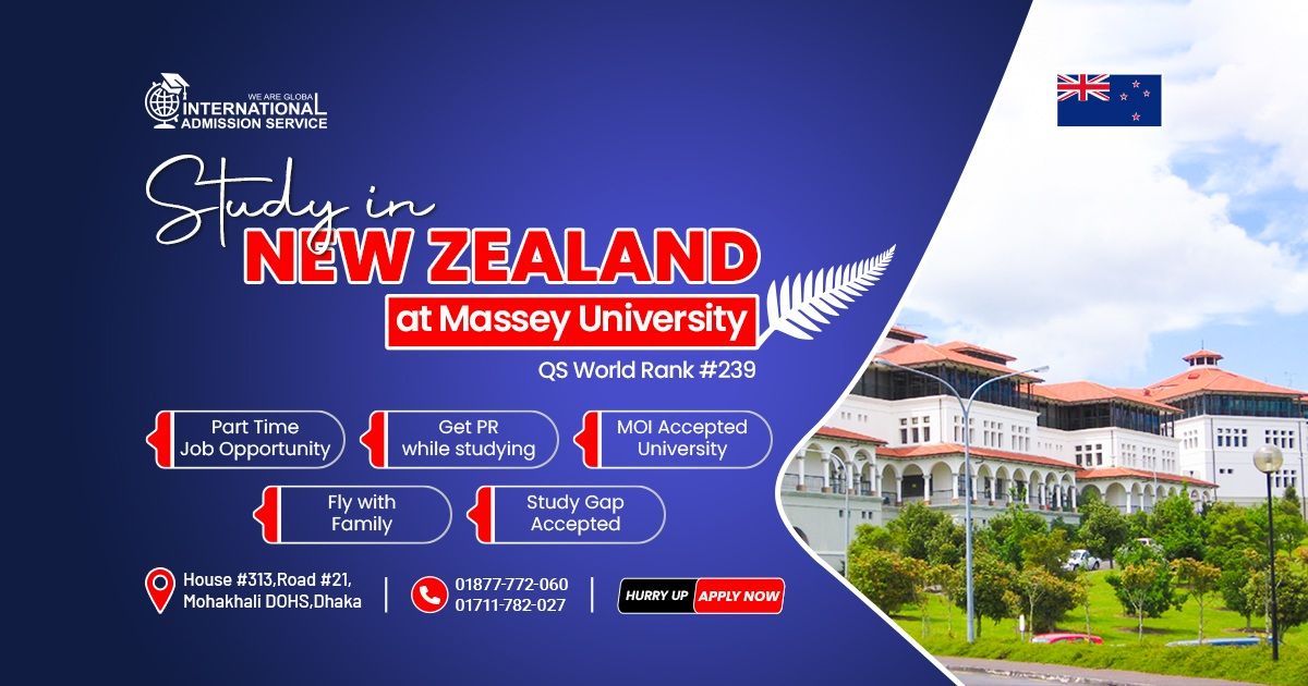 Study in New Zealand at Massey University from Bangladesh | Study Abroad