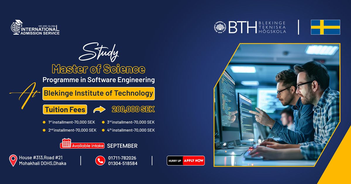 Master of Science Programme in Software Engineering | Study Abroad