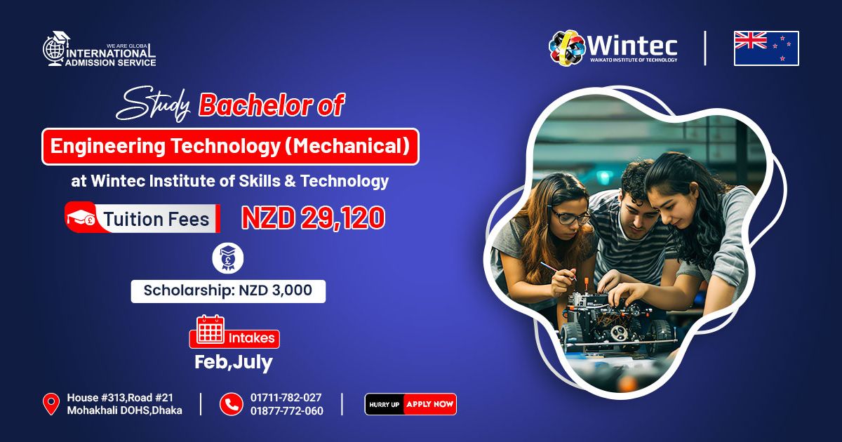 Bachelor of Engineering Technology (Mechanical) | Study Abroad
